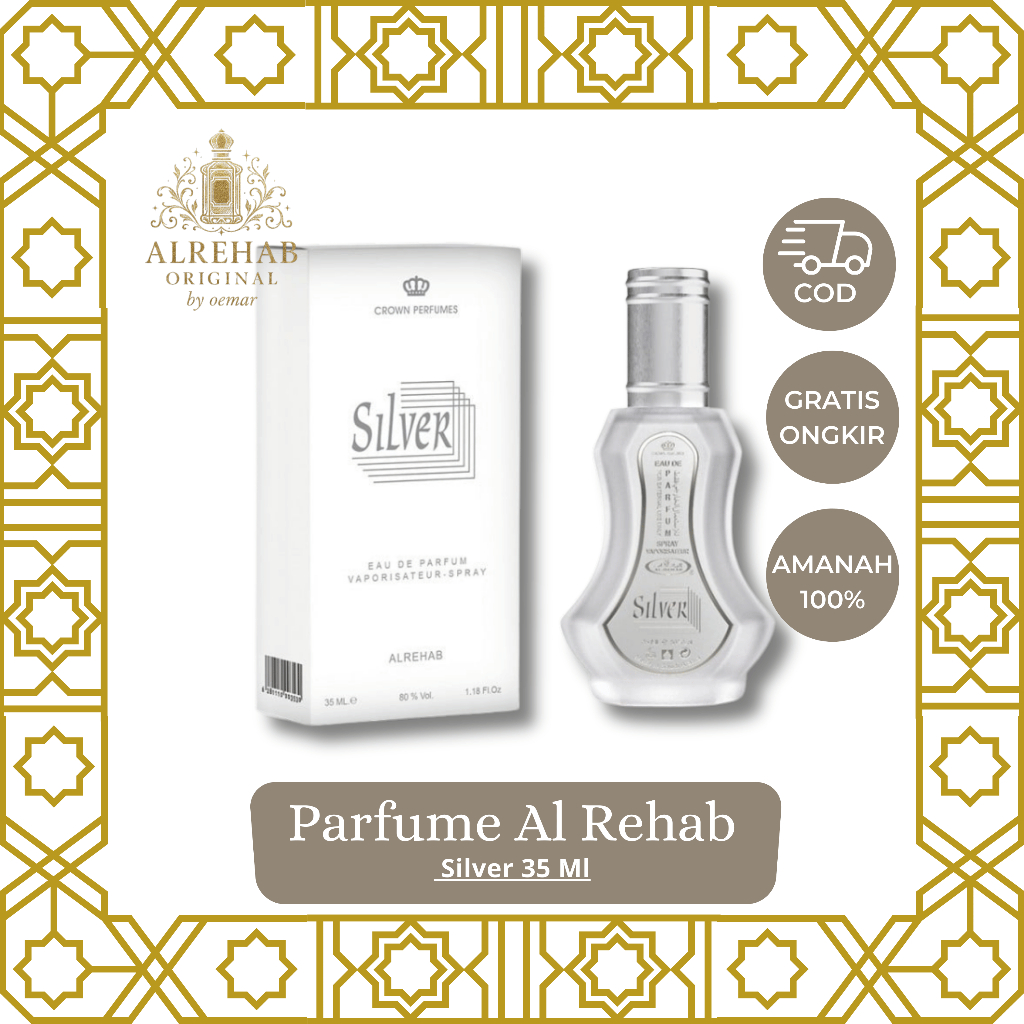 Jual parfume parfum silver al rehab original arab saudi minyak wangi ...