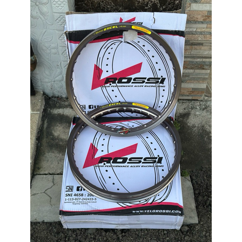 Jual Velg V Rossi WM Sudah Di Custom Stiker Takasago Excel Asia Ukuran ...