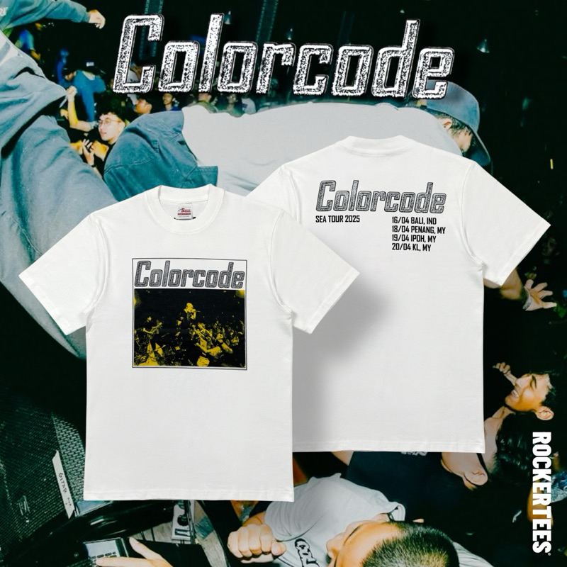 Jual COLORCODE - SEA TOUR 2025 WHITE T-SHIRT | ORIGINAL MERCHANDISE | Shopee Indonesia
