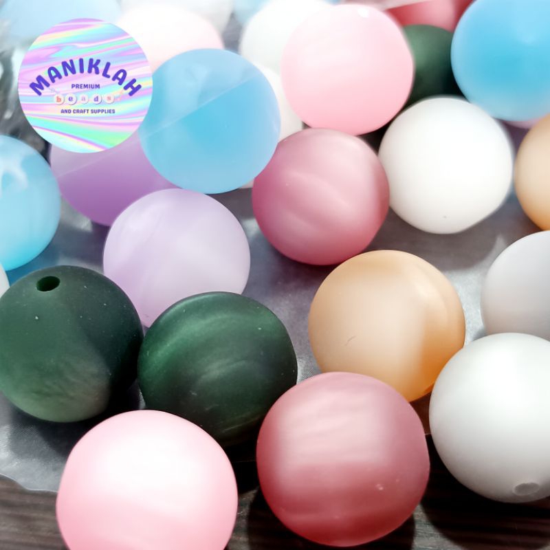Jual Manik Bulat Gradasi Doff 16 mm, Warna Mix, isi +/- 100 pcs / bag ...