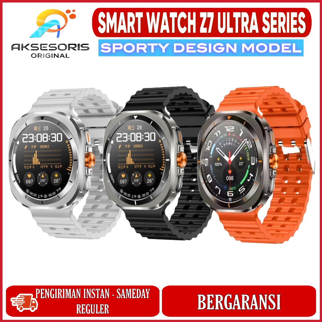 Jual Smartwatch Z7 Ultra Outdoor | Running Pace | Compass | IP68 ...