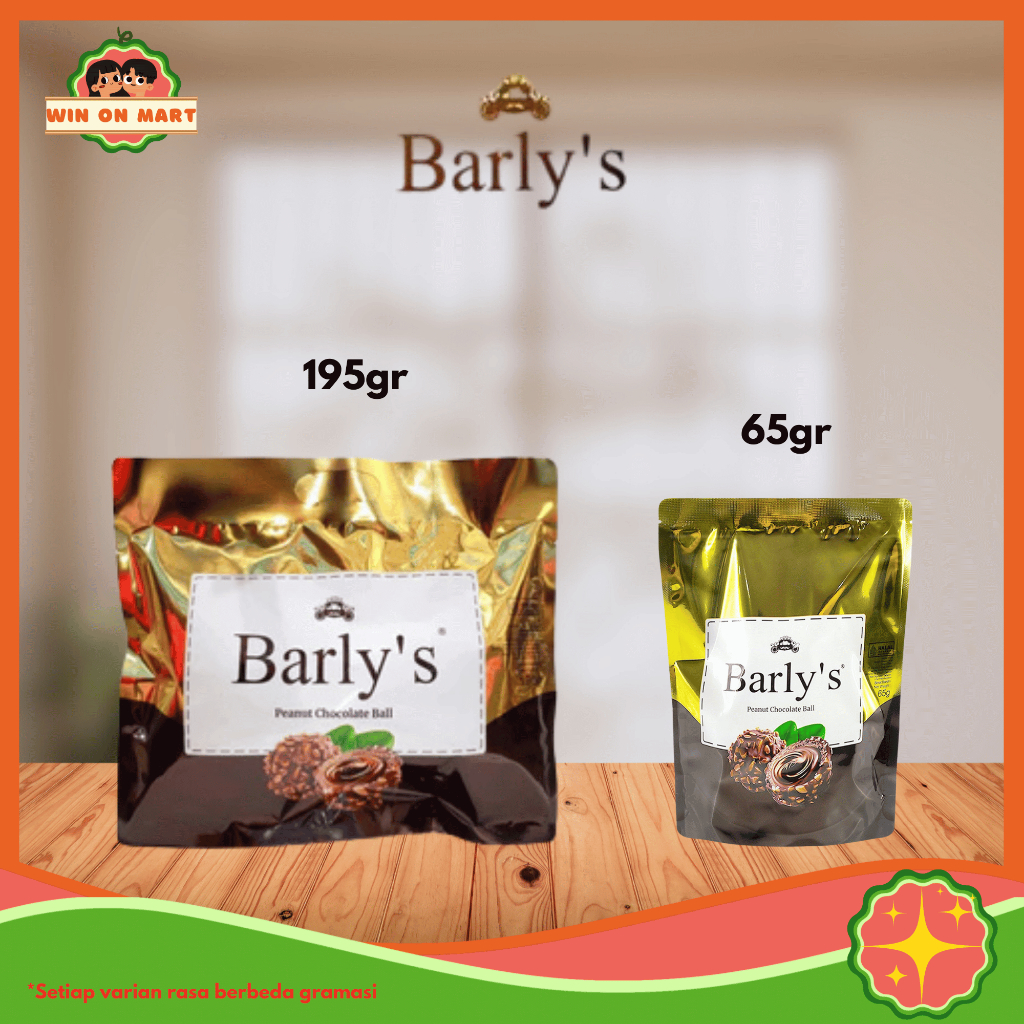 Jual Coklat | Barlys's Peanut Chocolate Ball 195g & 65g | Waffer Ball | Shopee Indonesia