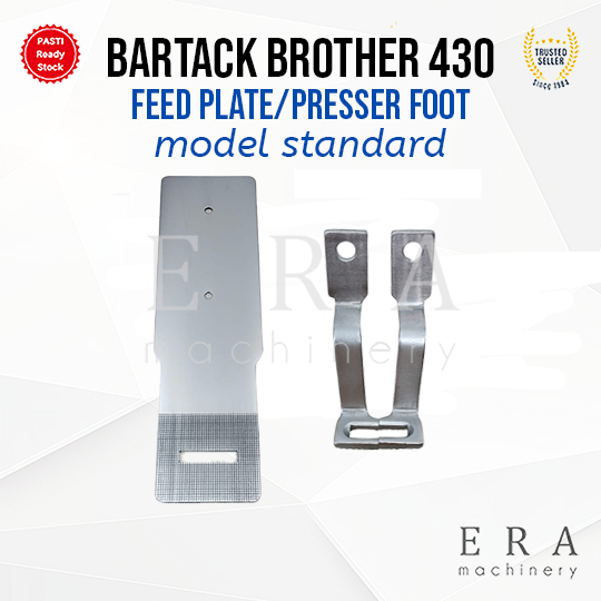 Jual sepatu bartack plat feed plate presser foot bartek mesin jahit ...