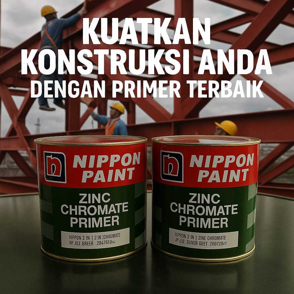 Jual ZINC CHROMATE 2 in 1 1KG NIPPON PAINT MENI BESI CAT DASAR ANTI KARAT PROTECTIVE | Shopee ...