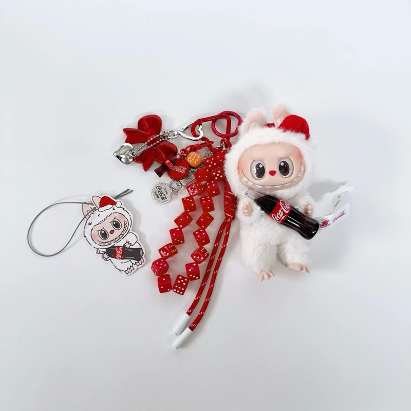 Jual PO | Monstell Gantungan kunci tas labubu labu labu coca cola charm ...