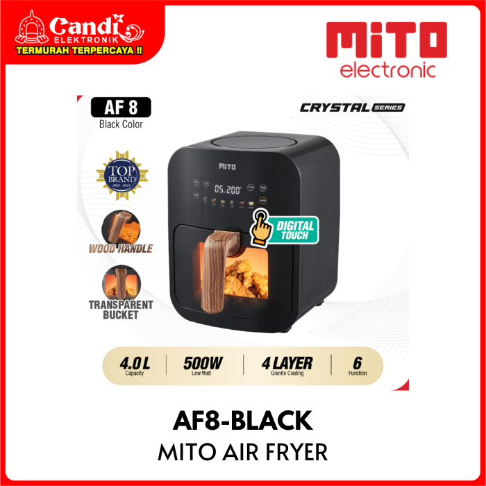 Jual [EX-DISPLAY] MITO MITOCHIBA Air Fryer Kapasitas 4 Liter AF8 ...