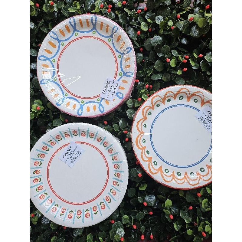 Jual PIRING KERTAS PAPER PLATE MOTIF PREMIUM TEBAL SAFE | Shopee Indonesia