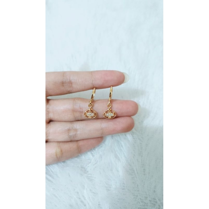 Jual Anting gantung yaxiya permata berlapis emas tidak berkarat ...