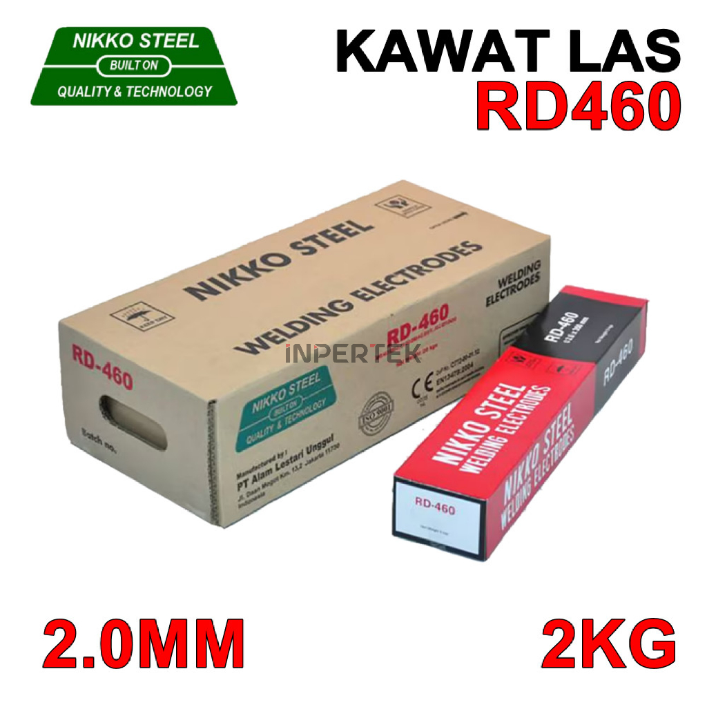 Jual Kawat Las RD460 2mm NIKKO STEEL Elektroda RD 460 2 mm Welding ...