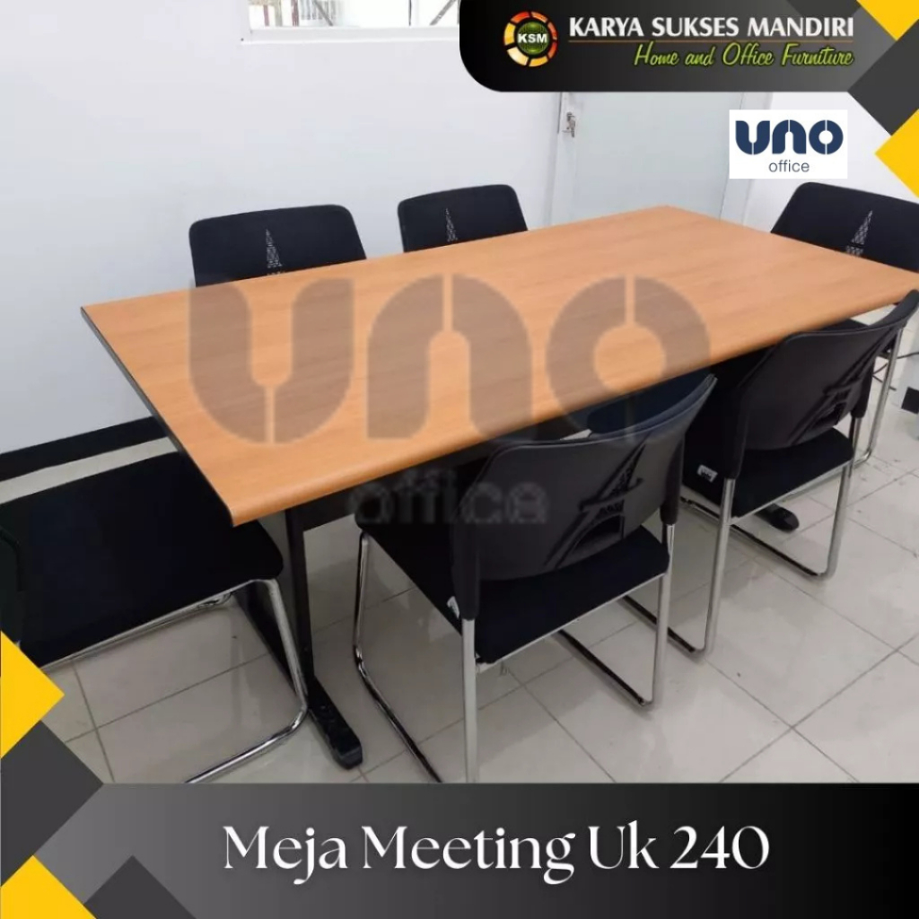 Jual UNO Meja Meeting Meja Rapat Conference Table Uk 180 Dengan Kursi ...