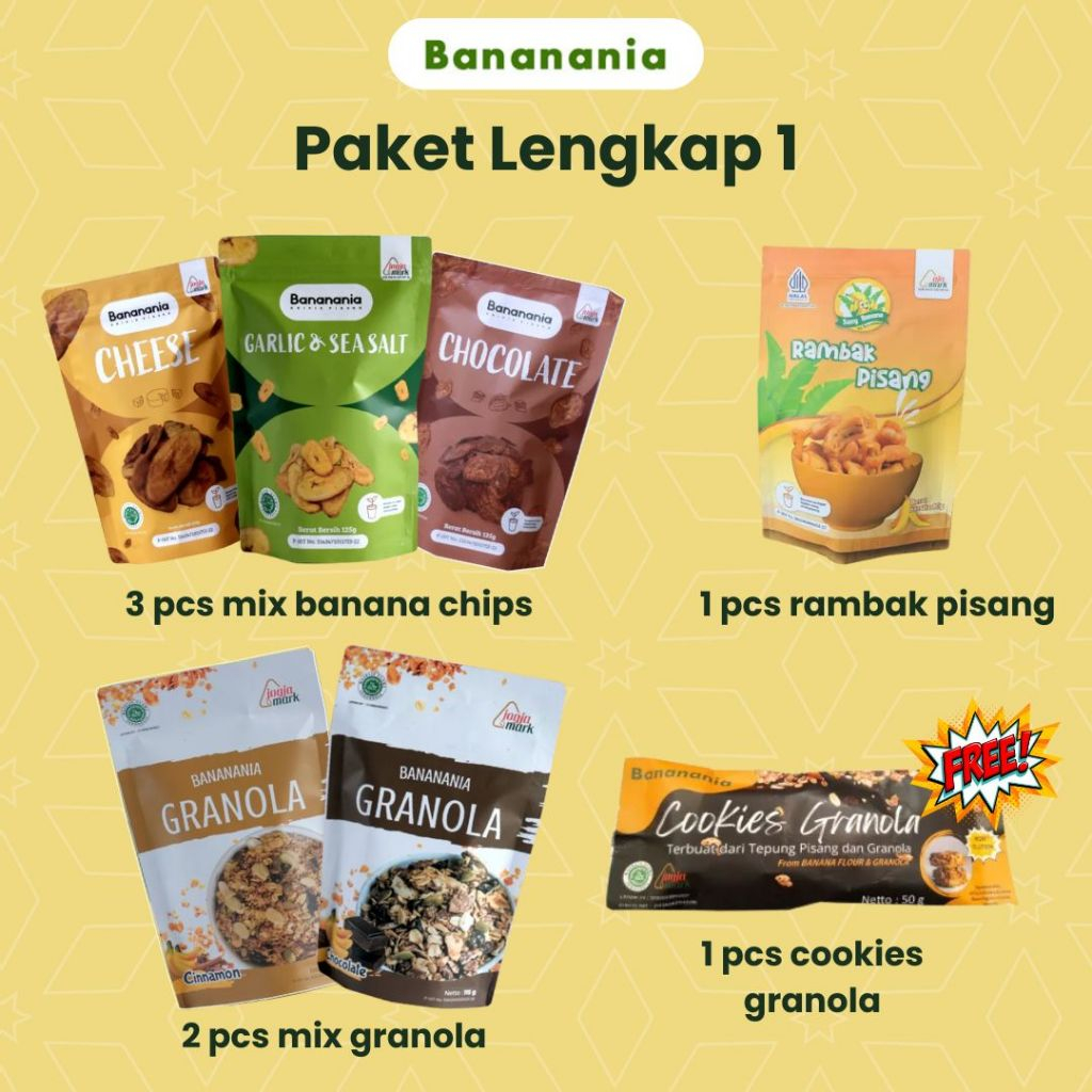Jual Bananania Paket Lengkap All Produk Bananania Free Cookies ...