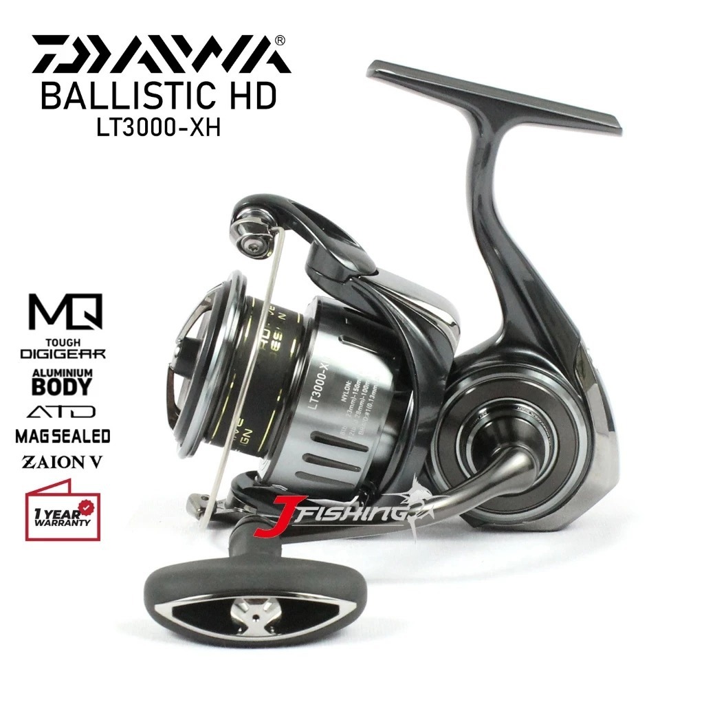 Jual Reel DAIWA BALLISTIC HD LT 25 | 2500 s/d 5000 | Power Handle | Monocoque Body | New Reel ...