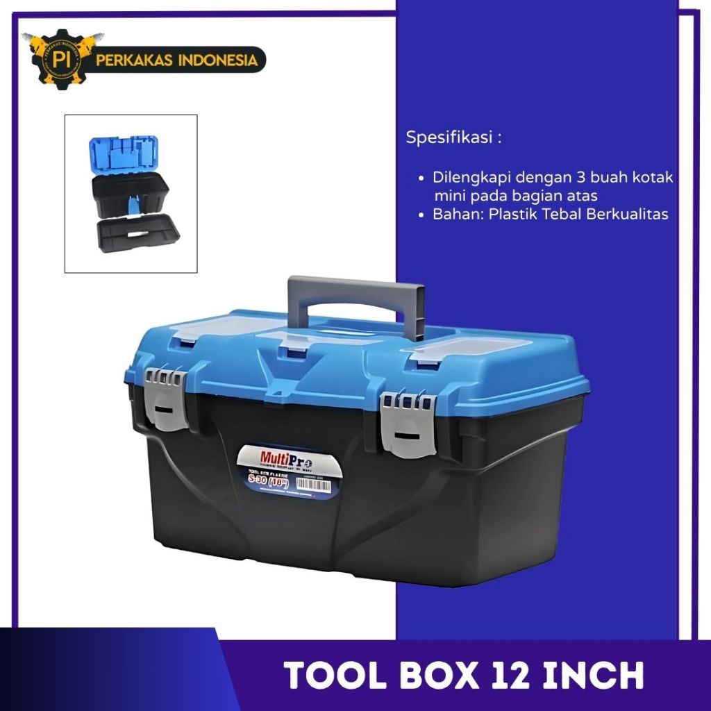 Jual Toolbox MULTIPRO S-30 12 Inch Tool Box Kit Organizer Tools Bok ...