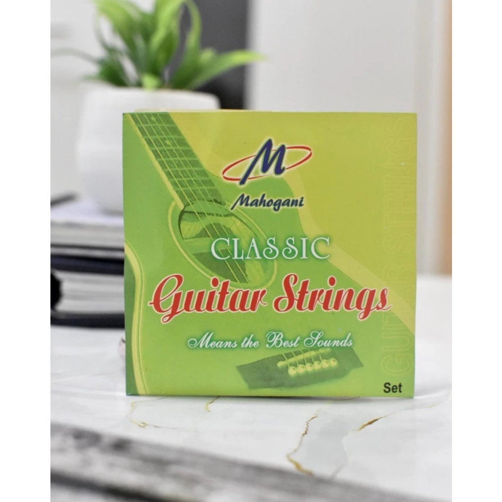 Jual SENAR GITAR MAHOGANI CLASSIC SET TALI | Shopee Indonesia