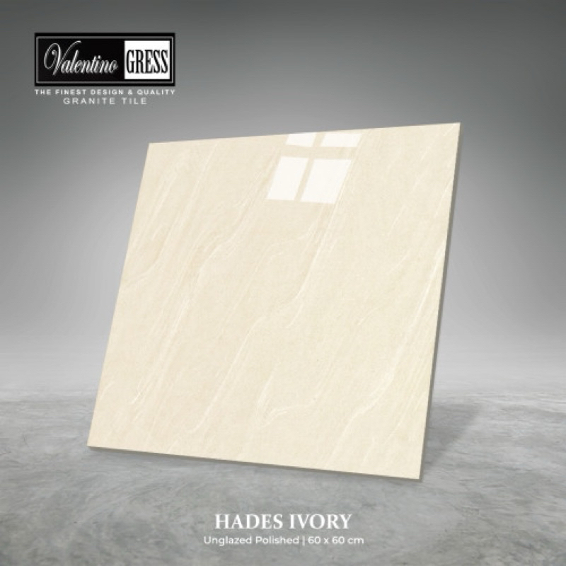 Jual Granit 60x60 Valentino Gress Hades Ivory | Unglazed Polished ...