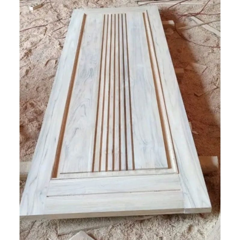 Jual pintu kayu mauni pintukamar mahoni murah minimalis ready stok po ...
