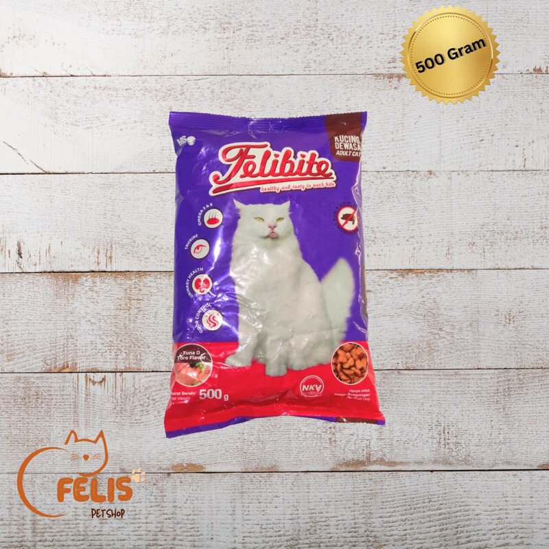 Jual Makanan Kucing FELIBITE Adult 500 gr rasa Tuna, Tuna & Chicken ...