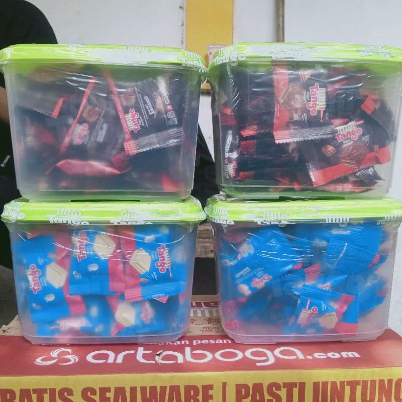 Jual [1 Toples] Tango Wafer mini 4 gram | isi 40 pcs/Toples | Gratis ...