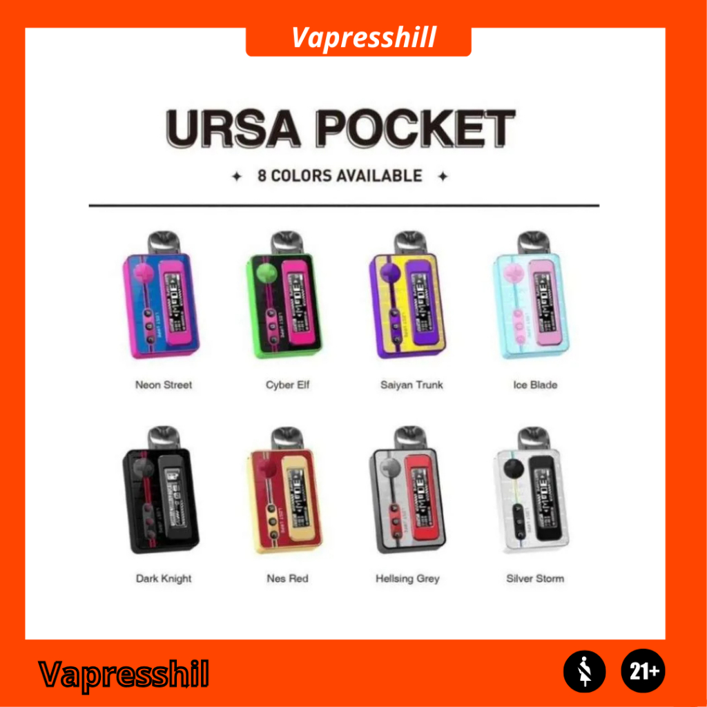 Jual URSA POCKET POD KIT BY LOSTVAPE NEW POD KIT URSA POCKET ORIGINAL ...