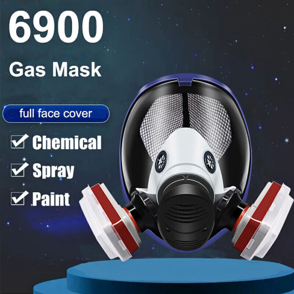 Jual MALL TaffGUARD Masker Gas Respirator Full Face Beracun kimia debu ...