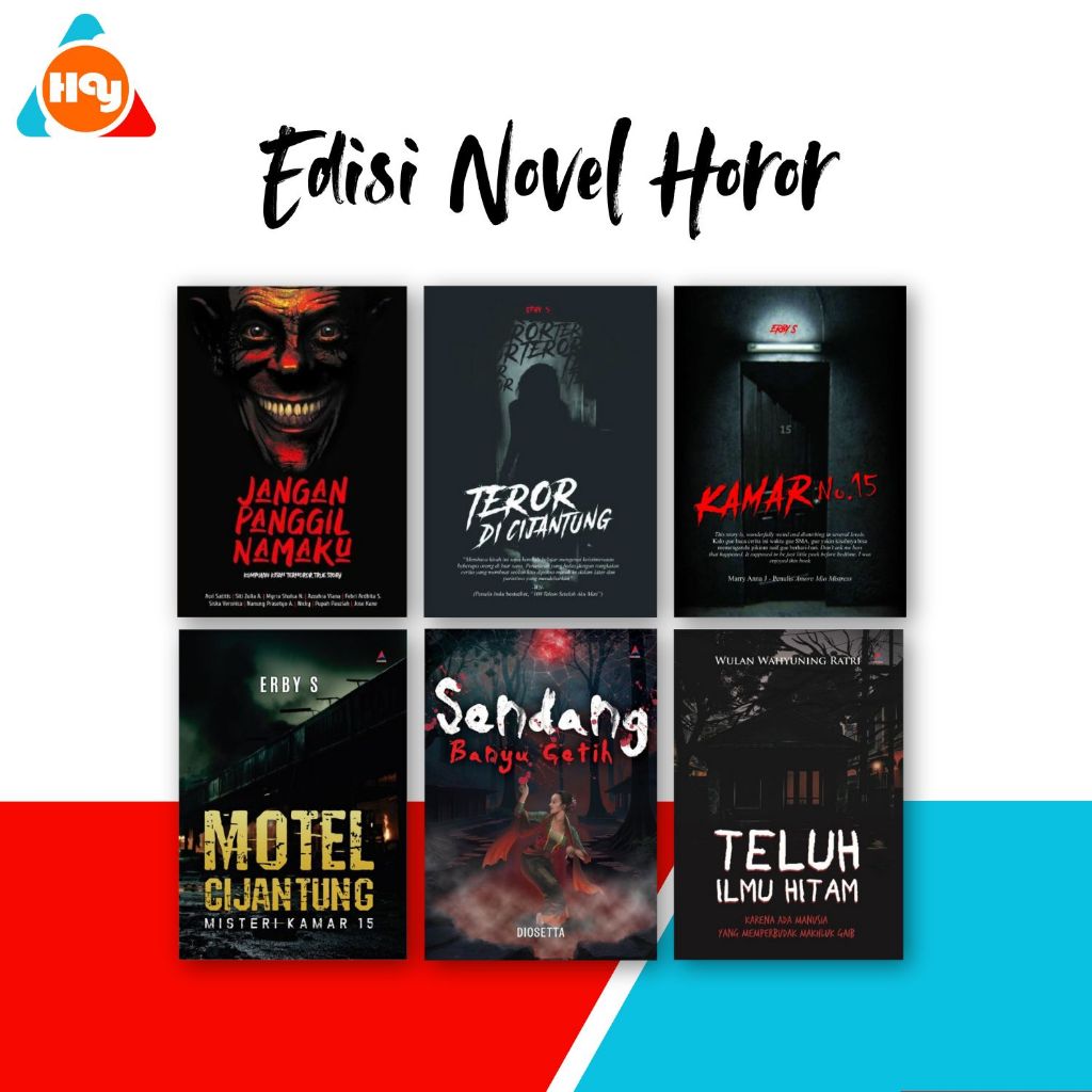 Jual Buku Novel Horor | Sendang Banyu Getih,Teluh Ilmu Hitam,Motel ...