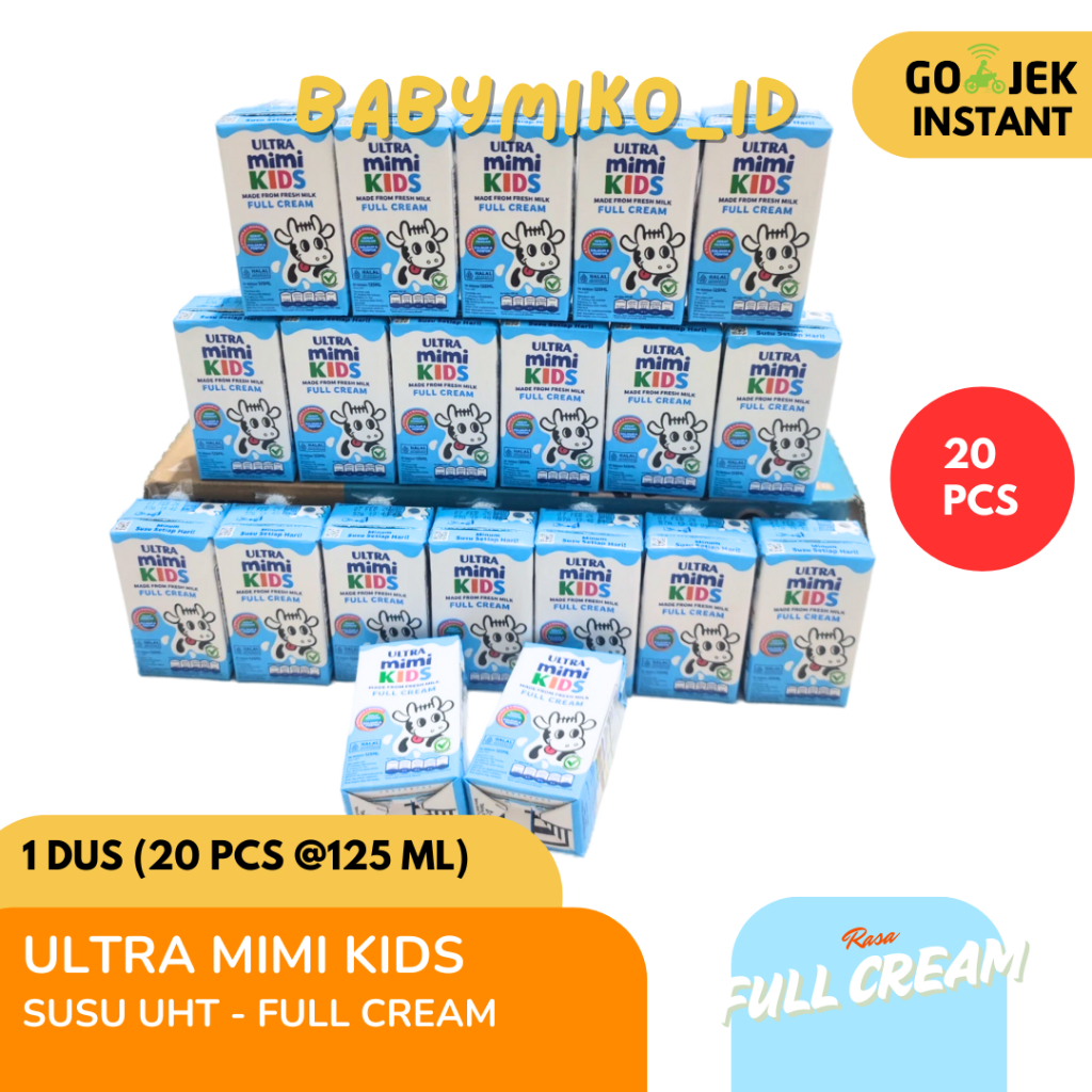 Jual [Harga Agen] Susu Ultra Mimi Full Cream | Ultramimi UHT Kids Full ...