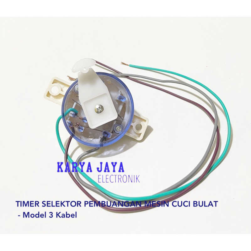 Jual SELEKTOR DRAIN PEMBUANGAN MESIN CUCI 2 TABUNG MODEL BULAT / TIMER ...