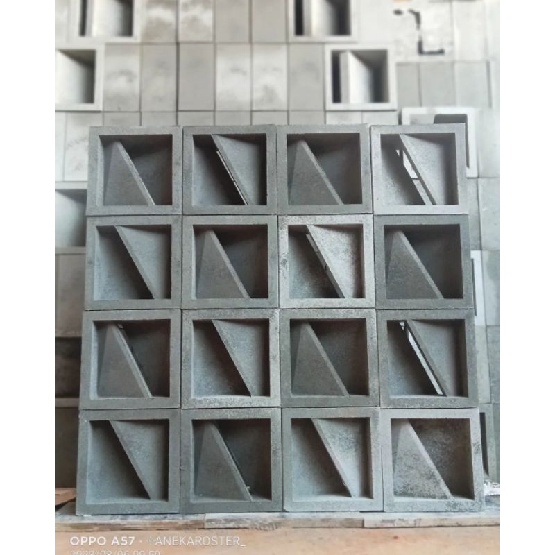Jual roster beton minimalis/roster ventilasi udara anti tampias 2 sisi ...