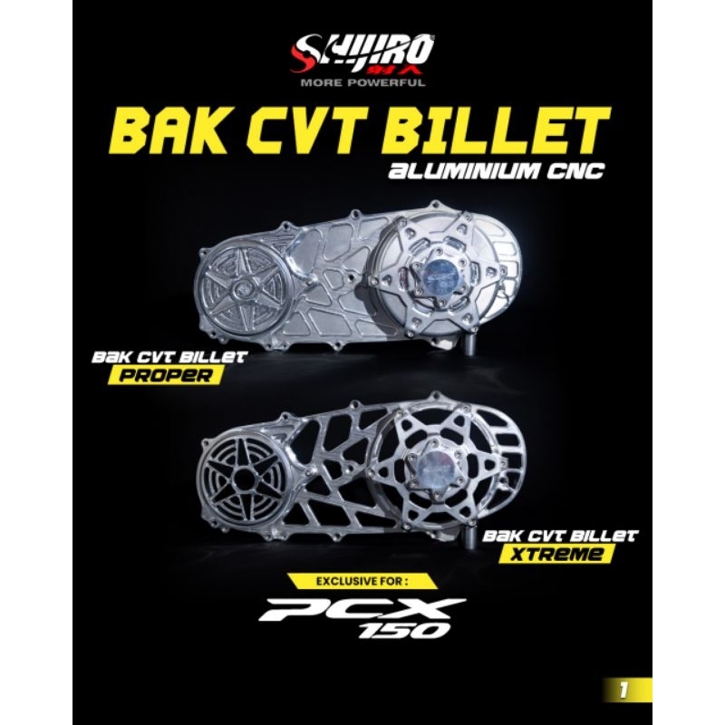 Jual BAK CVT BILLET COVER CVT BILLET VARIO PCX 150 AEROX NMAX | Shopee ...