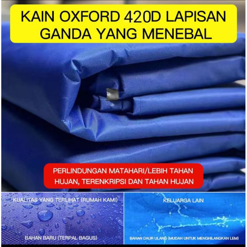 Jual kain tenda lipat besi tenda lipat 2x2,3x3, full set alat outdoor ...