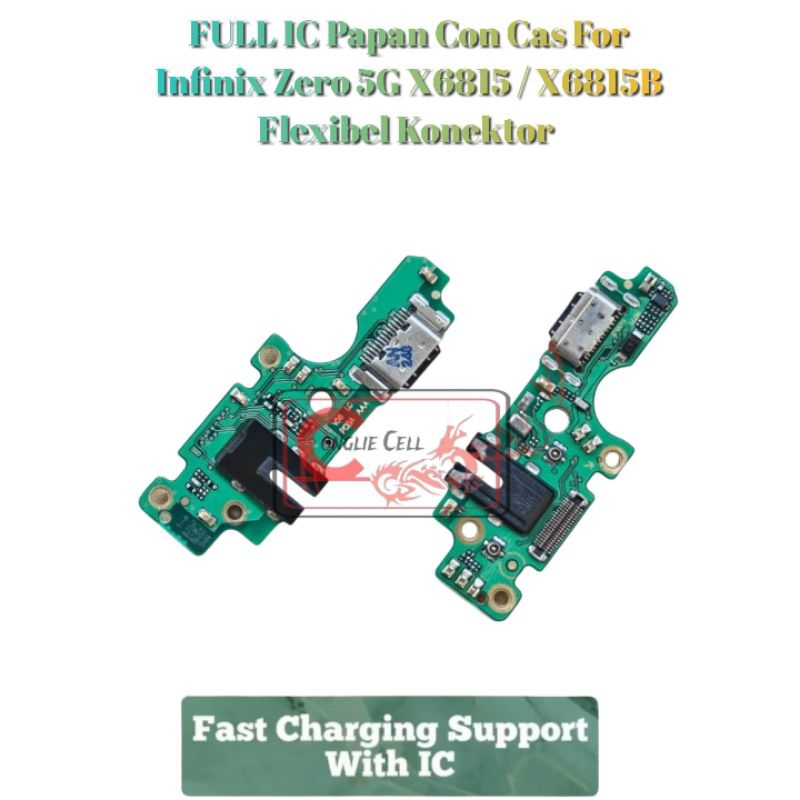 Jual FULL IC Papan Con Cas For Infinix Zero 5G X6815 / X6815B Flexibel ...
