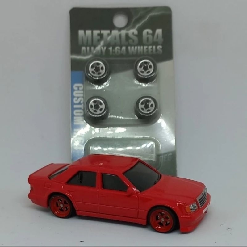 Jual hot wheels mercedes benz 500e 500 e red loose diecast custom ban ...