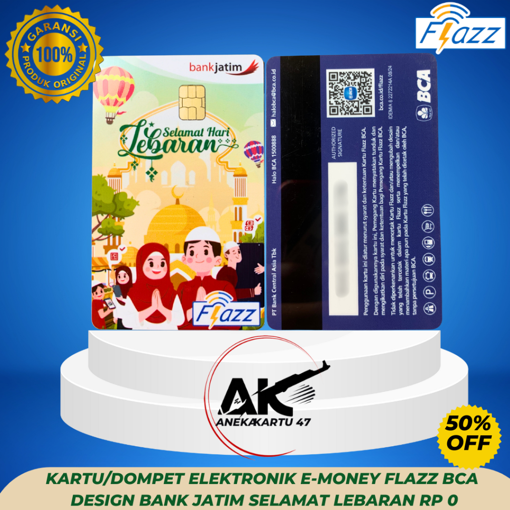 Jual Kartu Flazz BCA Gen 2 Limited Uang elektronik Multifungsi Transaksi MRT KRL E-tol RESMI BCA ...