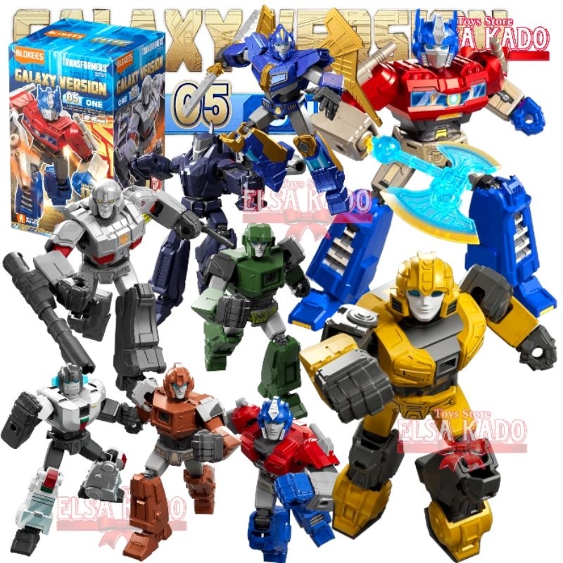Jual Blokees Transformers Vol 5 One Galaxy Version 05 Harga 1 Pcs Gacha ...