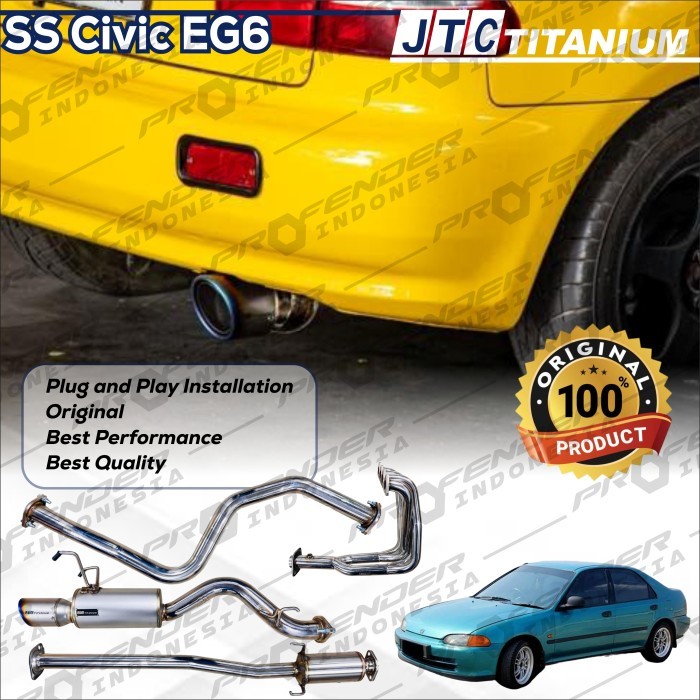 Jual JTC titanium - Header Centerpipe Muffler - Exhaust Muffler Knalpot ...
