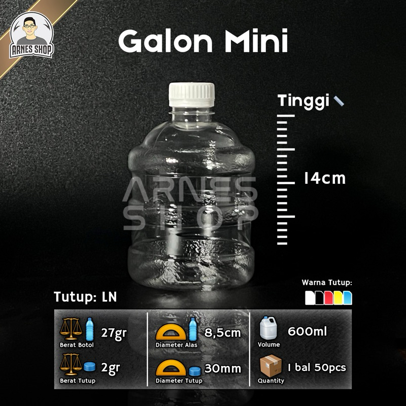 Jual Botol Galon Mini 500 ml PET | Shopee Indonesia