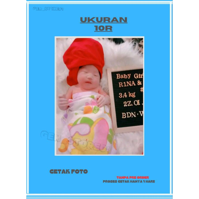 Jual Cetak foto ukuran 10r proses cetak 1hri | Shopee Indonesia