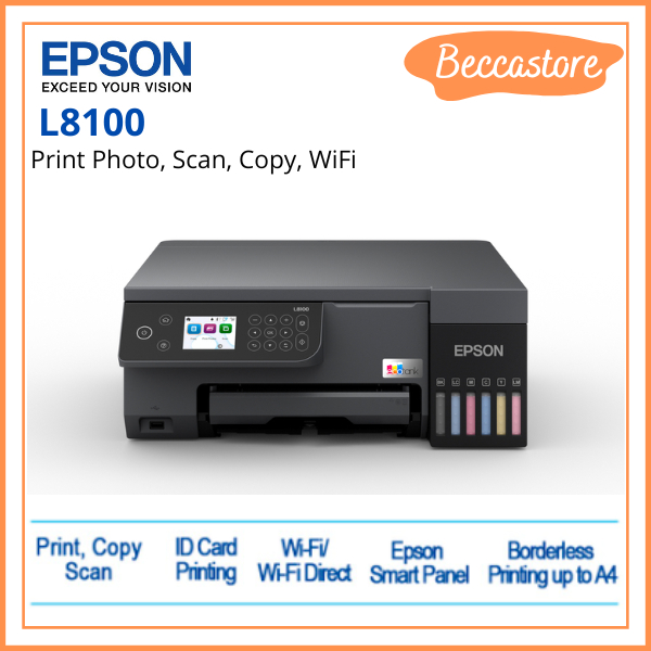 Jual Printer Epson L8100 Multifungsi InkTank EcoTank Print ID Card ...