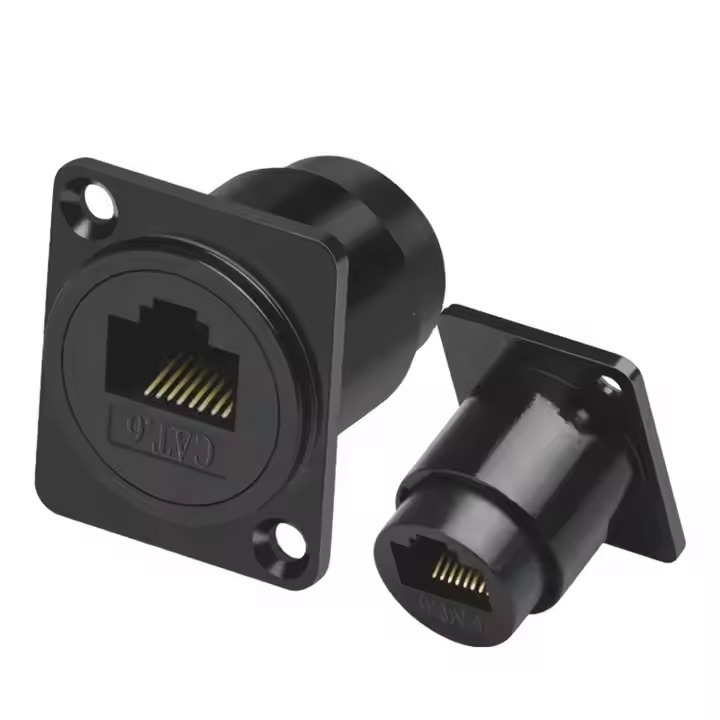 Jual Ethercon CAT6 / Ethernet Konektor CAT6 Panel Mount / Wall Panel ...