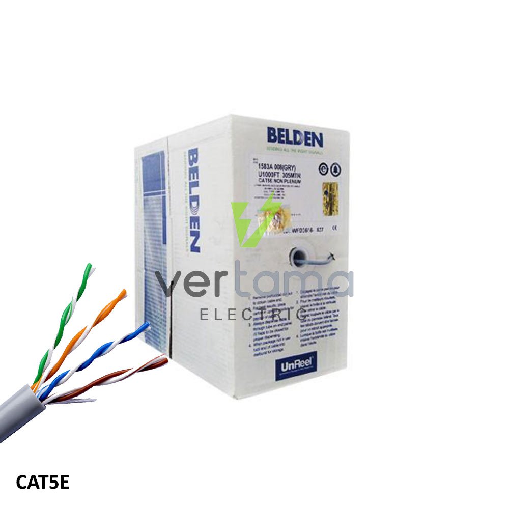 Jual Kabel Data LAN UTP Cat5E Belden / Kabel Jaringan Internet ...