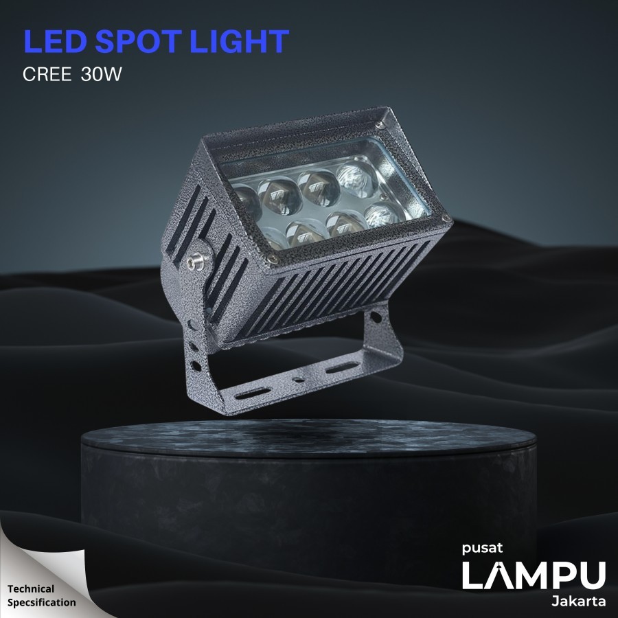 Jual Lampu Sorot Fokus Tembak Gedung FOCUS 30W 220V 3000K Lampu Taman Fokus | Shopee Indonesia
