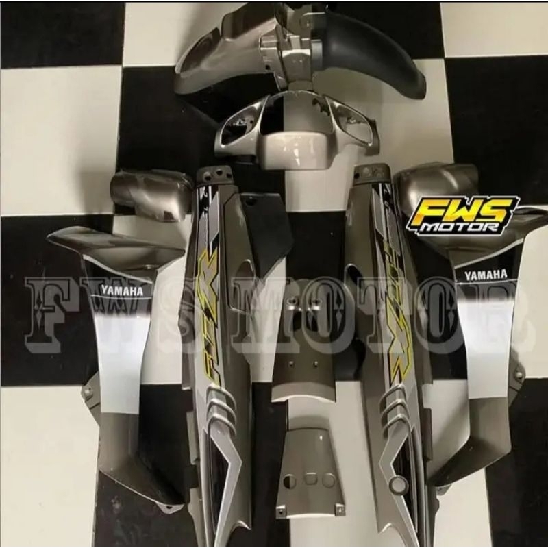 Jual COVER BODY SET HALUS YAMAHA FIZ R MODEL YAMAHA 125Z WARNA GREY ...