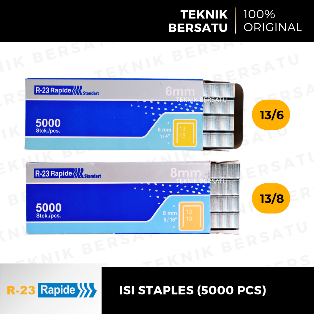 Jual Isi Staples R-23 RAPIDE 13/6 13/8 | Staples Jok Motor Manual ...