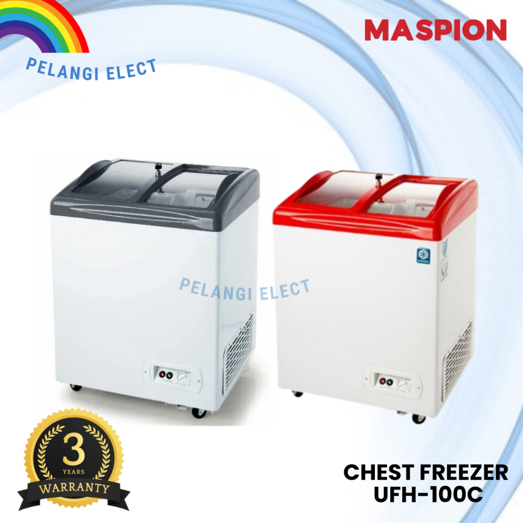 Jual Chest Freezer MASPION UFH-100 C / 100 Liter UFH-100 C / GARANSI ...