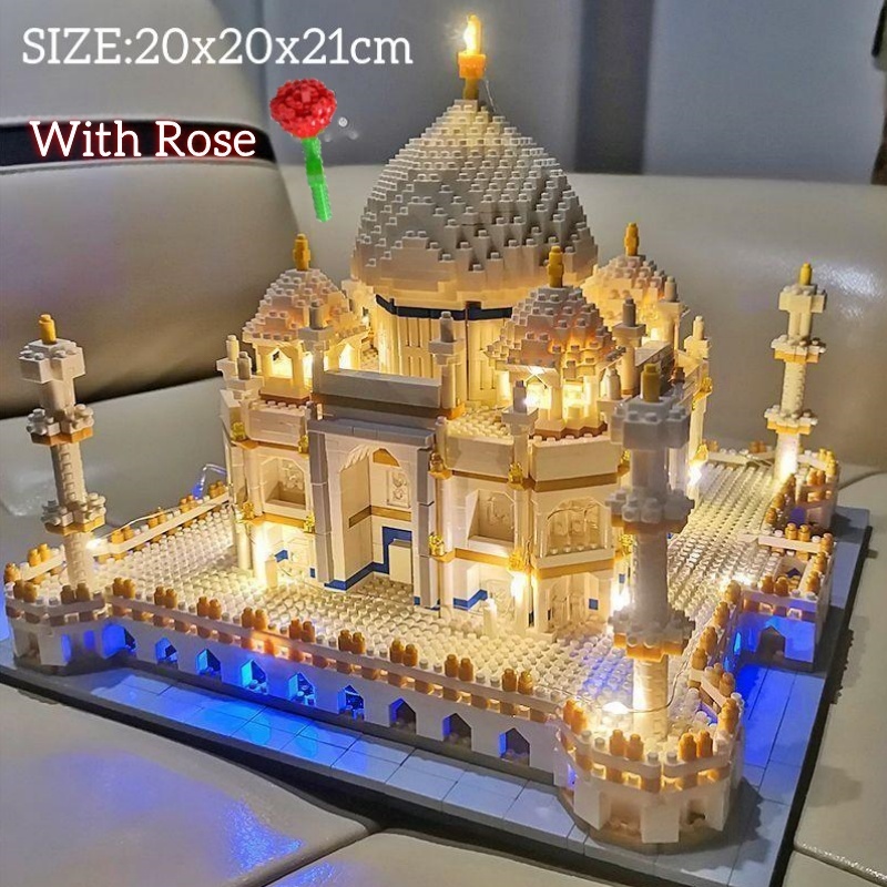 Jual Mainan Mini Block Minicraft Taj Mahal Brick Block Mainan Blok ...
