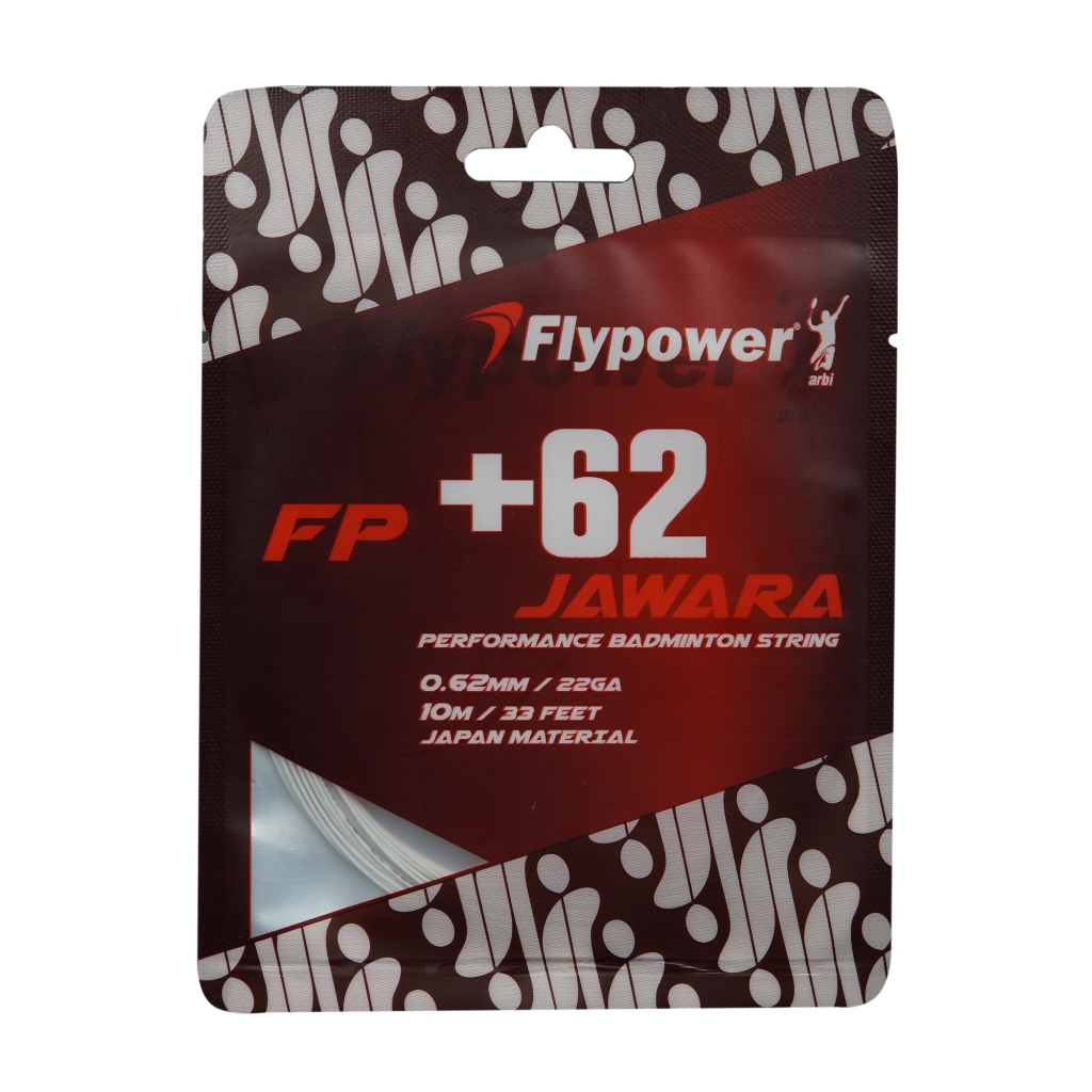 Jual Flypower FP +62 Jawara Senar Raket Badminton White | Tali Senar ...