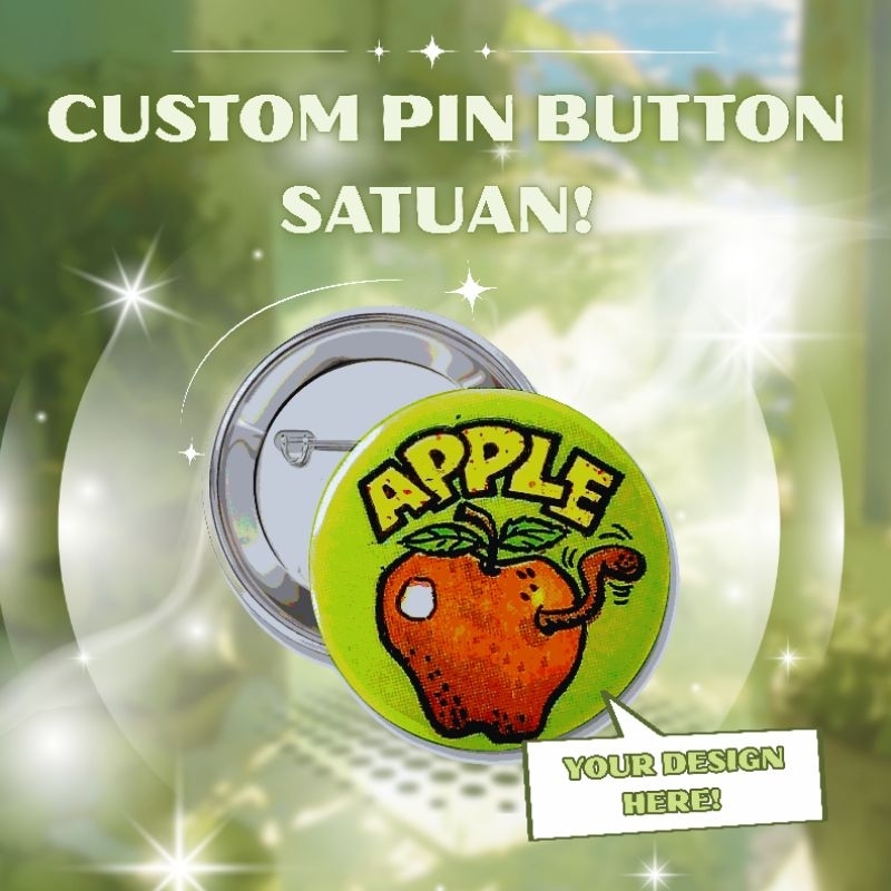 Jual [SATUAN] Pin button/peniti 44mm & 58mm | Shopee Indonesia