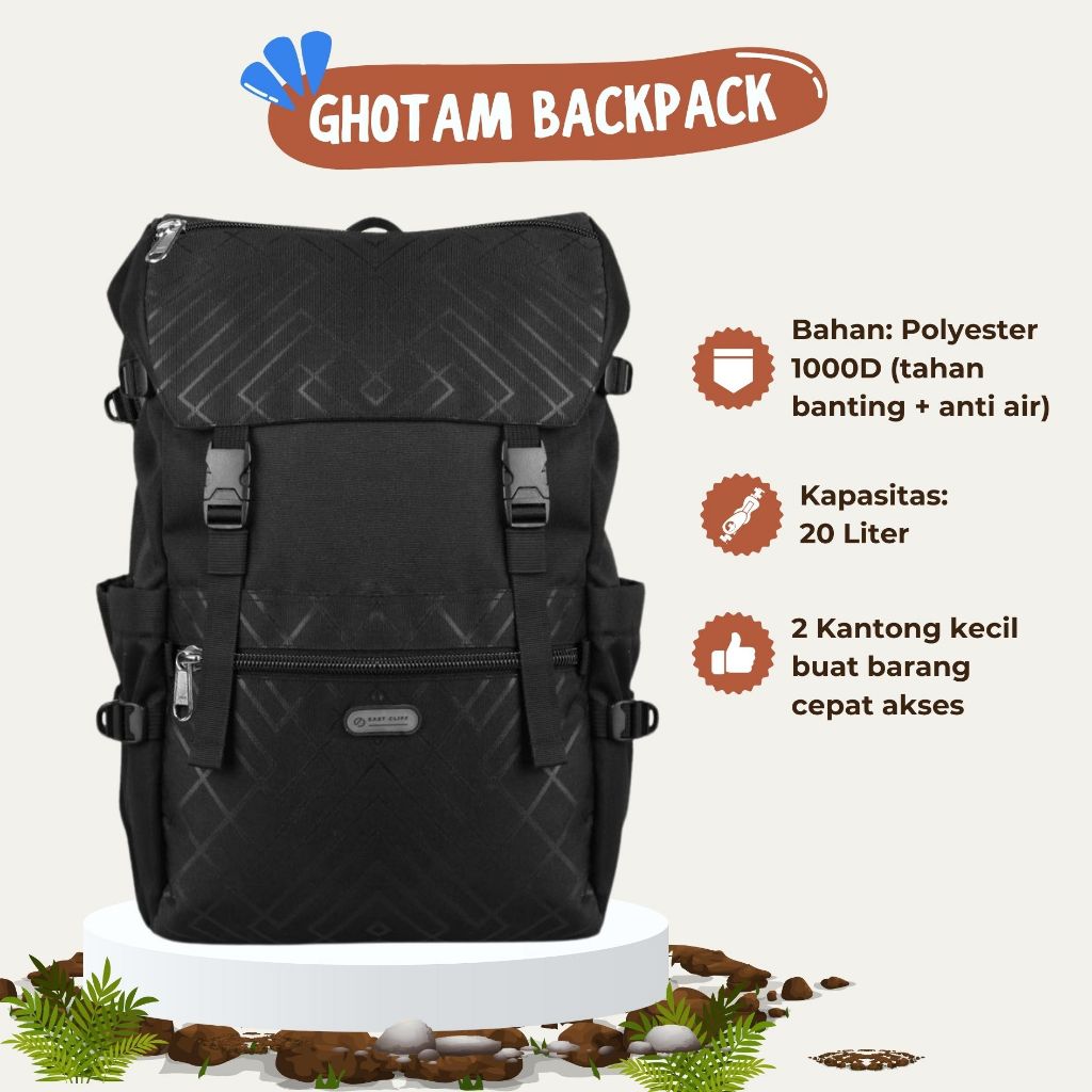 Jual East Cliff - Gotham Backpack | Shopee Indonesia