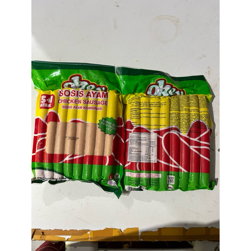 Jual sosis okey 500 gram rasa ayam isi 15 | Shopee Indonesia