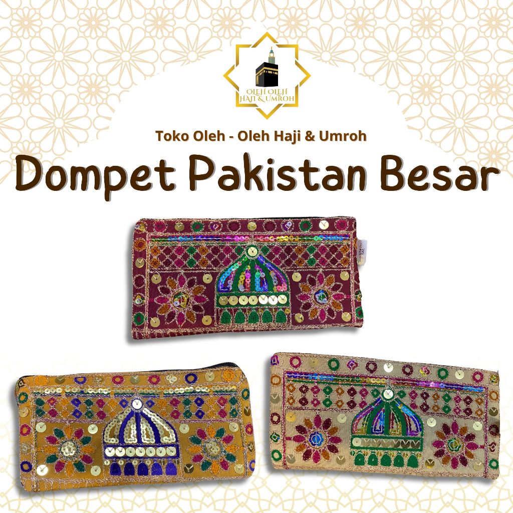 Jual DOMPET PAKISTAN 1 PCS BESAR UKURAN 21x11 DOMPET ARAB DOMPET OLEH ...